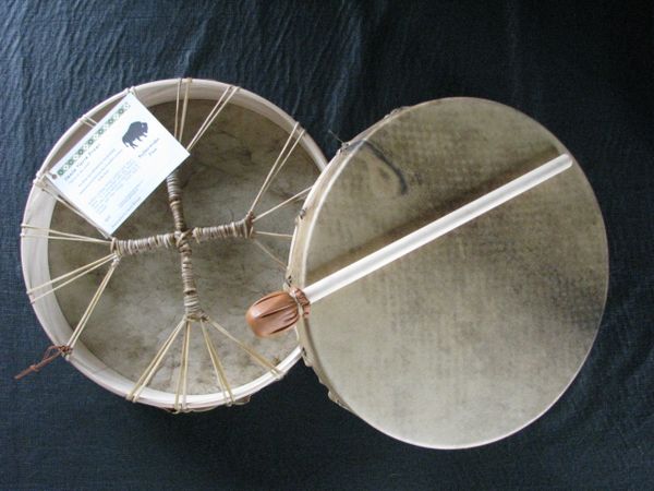 Drum: Natural Ceremonial Hand Drum