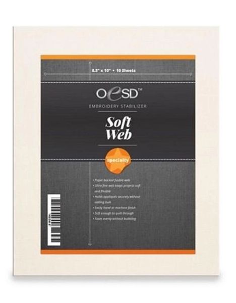 OESD SoftWeb 8.5"x10" sheets 10/pkg