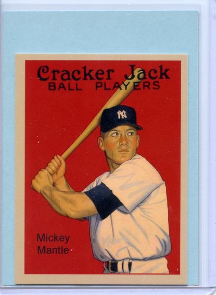 J84 - Mickey Mantle - YANKEES - Cracker Jack Card - Limited Edition ...
