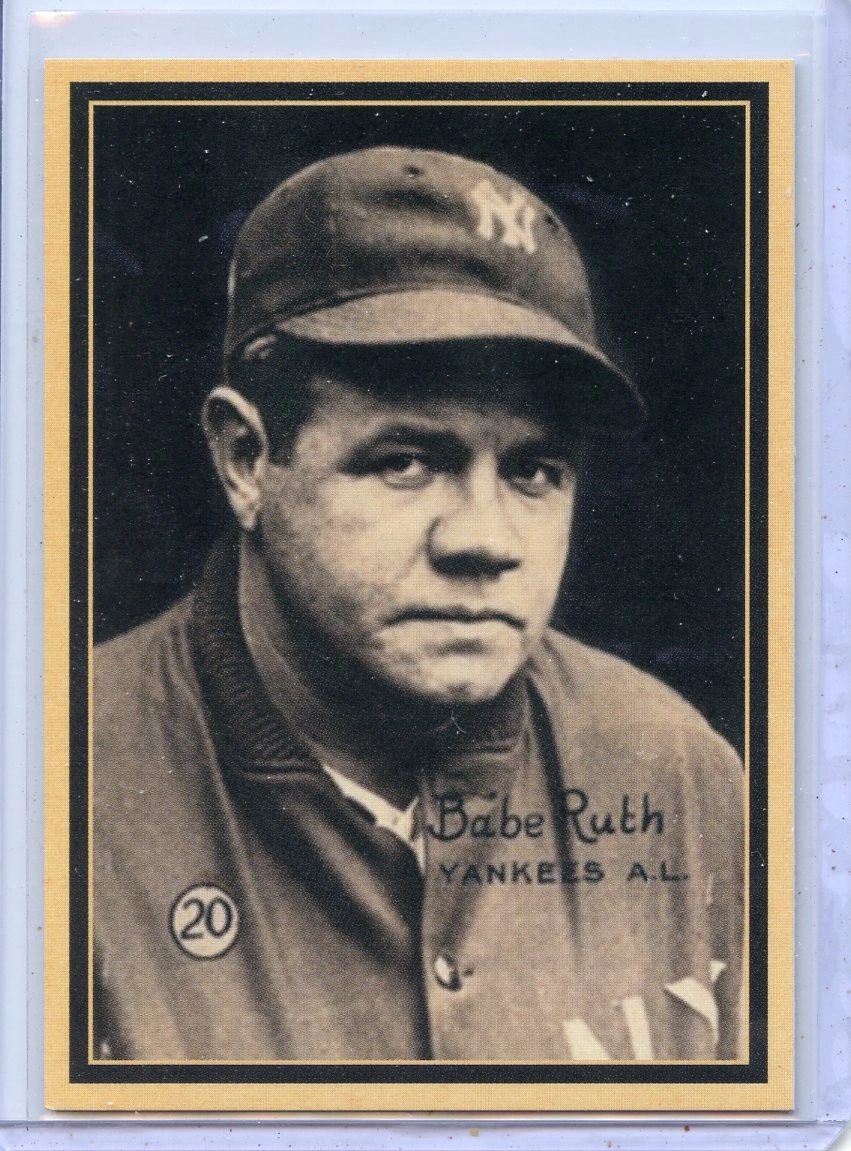 J1320 - BABE RUTH - YANKEES - 1931 W517 - REPRINT CARD - NEW YORK YANKEES