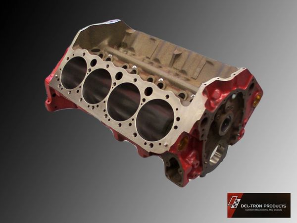 SBC 406 PERFORMANCE SERIES MACHINED BLOCK | cylinder head flowbench ...