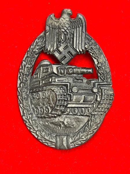 WW2 German Panzer Assault Badge Silver by Ferdinand Wiedmann