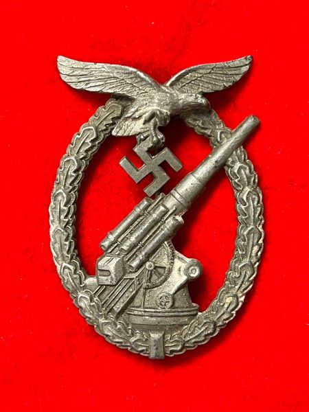 WW2 German Luftwaffe Flak Badge by Gustav Gremer