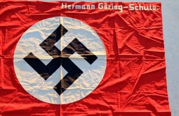 WW2 German Hermann Goring School Flag