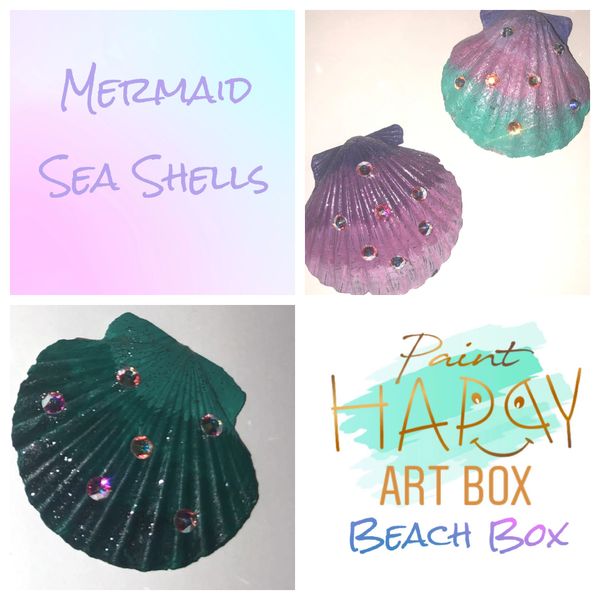 BEACH BOX! (Seashell Paint)