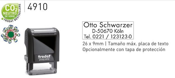 4910 AUTOENTINTABLE PRINTY 26 x 9 MM
