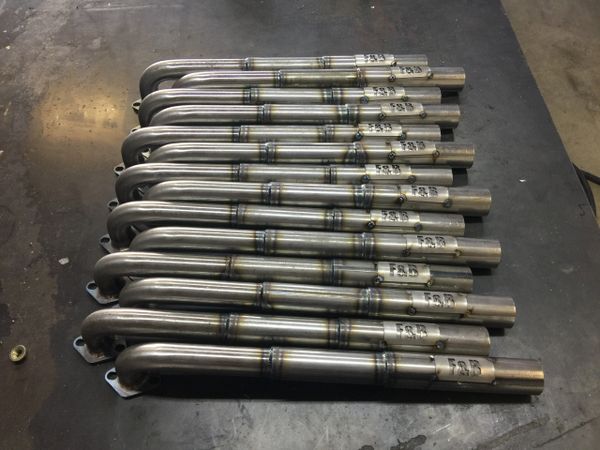 F & B 3 or 4 stage big block heavy duty side exit header