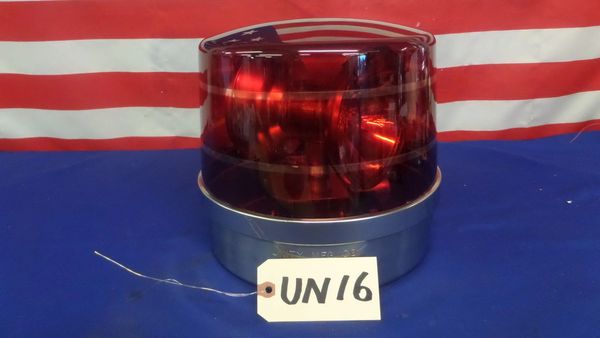 Unity RV26 Warning Light with used Red Spitfire dome