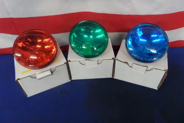 H7600 Par36 Halogen Sealed Beam Bulb Red Blue Green