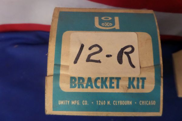 #12RH Unity Mounting / Installation Bracket Kit NOS