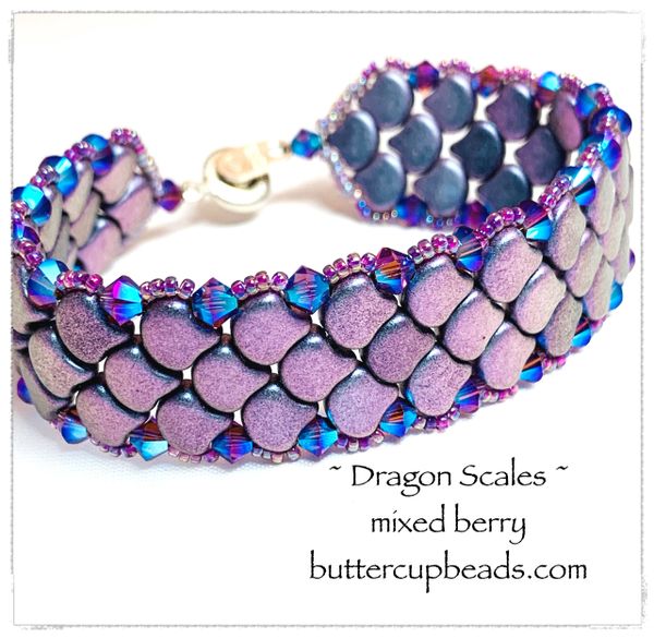 Dragon Scales Bracelet Kit -Mixed Berry
