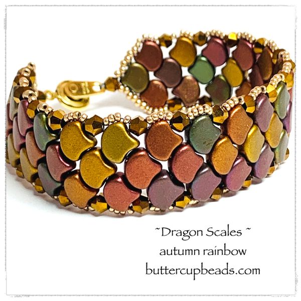 Dragon Scales Bracelet Kit -Autumn Rainbow