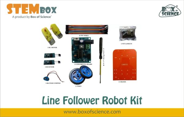 Line follower robot | DIY robot kit | Box of Science