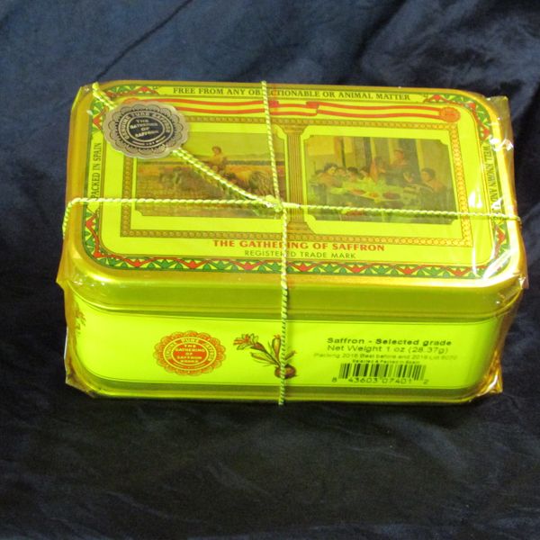 Spanish Saffron 1oz Tin "The Gathering of Saffron"