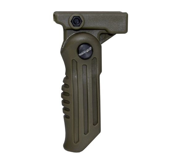 Foregrip, 5 Position Adjustable, Polymer - Green/Brown (GP05-G)