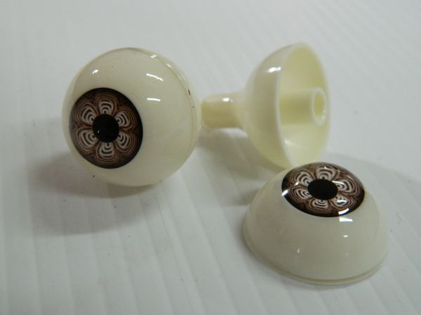 Pair of Cyborg Pemium Realistic Life Size Acrylic Round Eyes