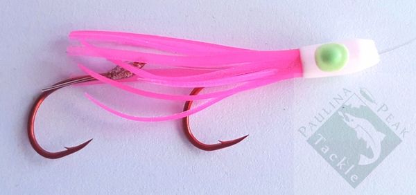 HUW-1902 Pink UV White Head Micro Hoochie