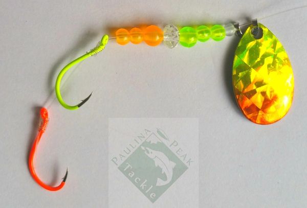 SIS-2502 UV Orange & Chartreuse Spinner