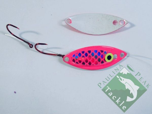 FLU-2109 Pink/Purple Scale with Glow Back Flutter Bug