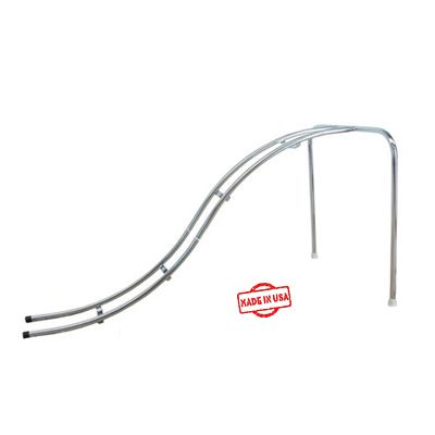 Chrome Plated 29.5″ Tall Wheelchair Bowling Ramp