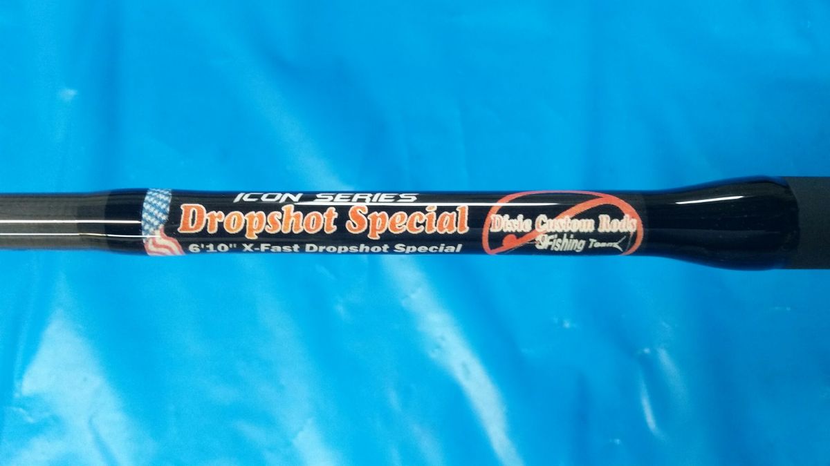 Dixie Custom Rods ICON Series"Drop Shot Special" 6'10" Medium-Extra ...