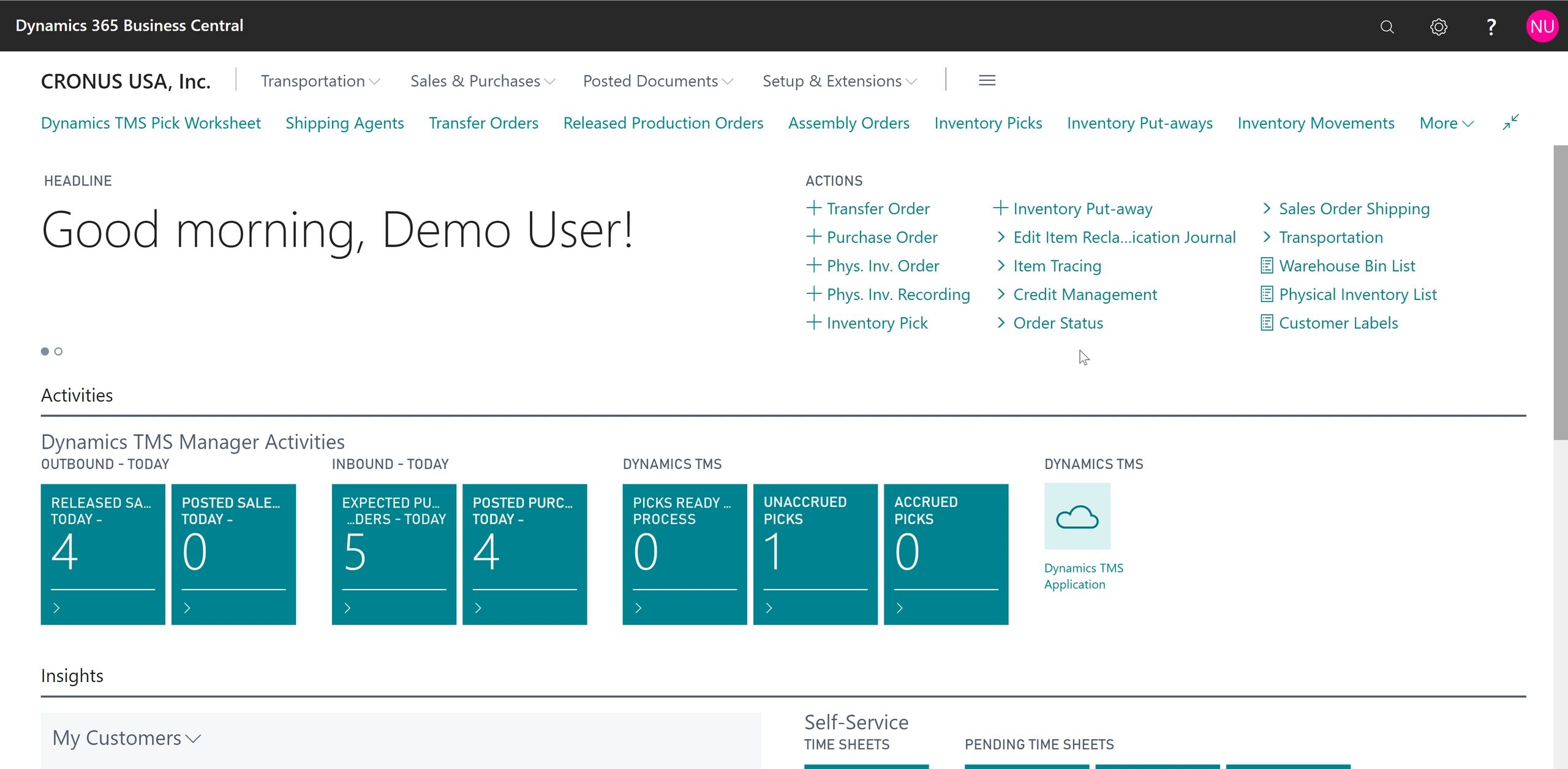 Dynamics TMS® for Microsoft ERP F&O and BC Now Available