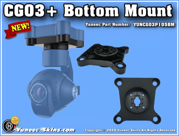 CGO3-Plus Camera Bottom Mount Plate YUNCGO3P116SVC