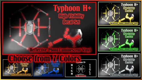 Typhoon H-Plus High-Visibility Decal Set