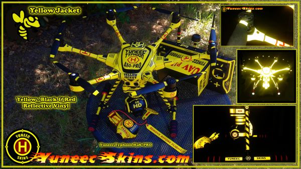 Yellow Jacket Reflective Skin Limited Edition for Typhoon H/HPro/H+/H520