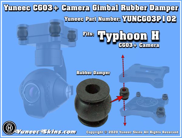 CGO3-Plus Camera Gimbal Rubber Damper YUNCGO3P102