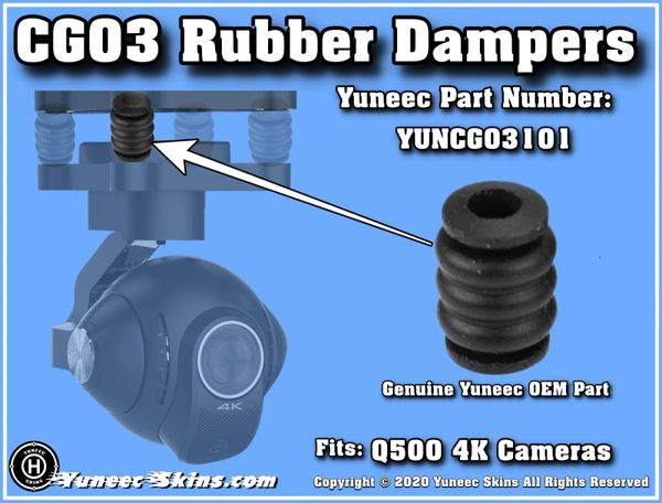 CGO3 Camera Gimbal Rubber Damper YUNCGO3101
