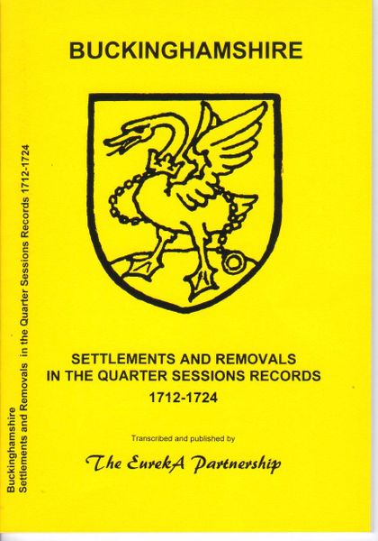 EUR090 Buckinghamshire - Settlements & Removals in the Quarter Sessions ...