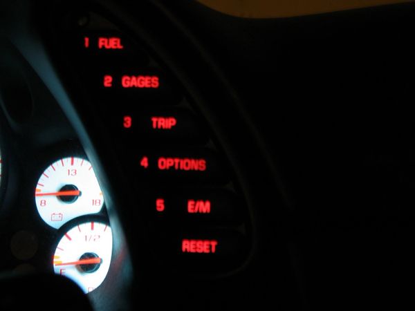 C5 CORVETTE INSTRUMENT CLUSTER HUD & DIC LEDS
