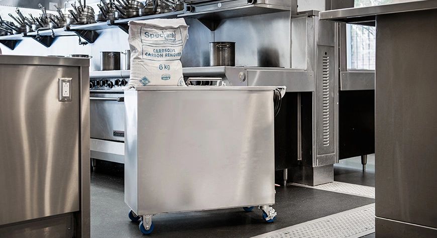 High-Quality Dip Tank for Carbon Removal in Commercial Kitchens