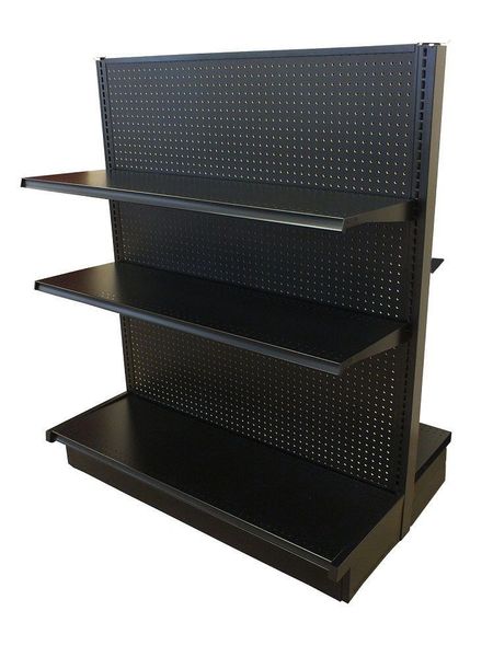 Aisle Gondola Shelving - Black