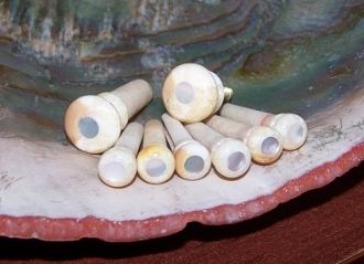 SETH - Prem. Dark Walrus Ivory - FREE Strap Button! - Size 1 - Fits Taylor