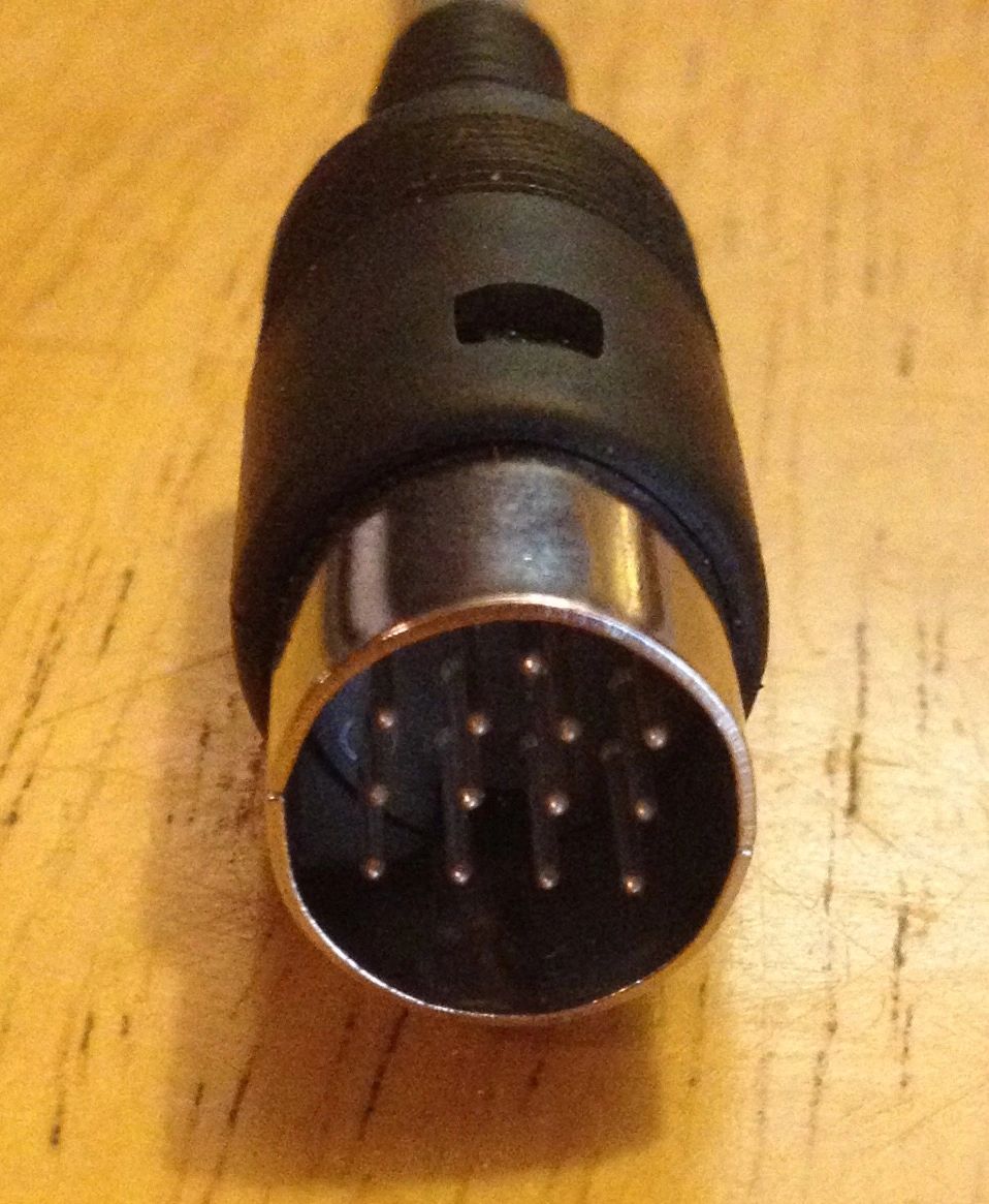 Icom 13 Pin Din ACC Port to MobilinkD or DigiRig 3.5 mm TRRS Plug