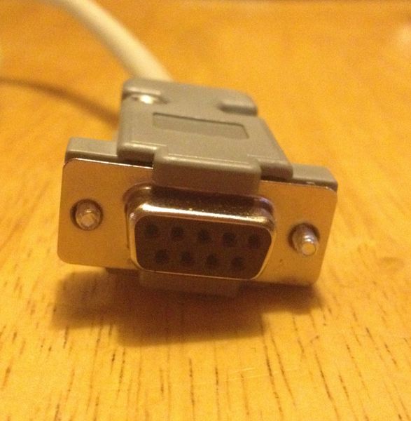 DB9 Female ( Computer Serial Port ) to DB25 Male ( TNC Modem with DB25 ...