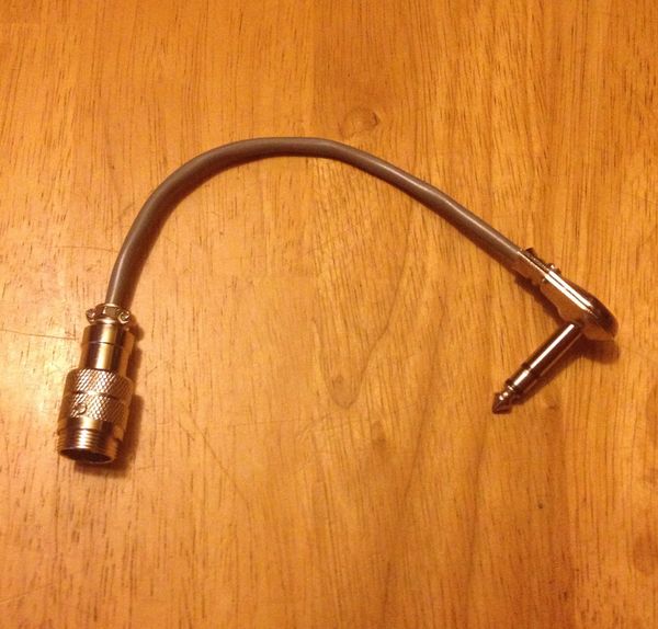 TEN-TEC 4 Pin Microphone to HF Radio's with 1/4" Right Angle TRS Connector