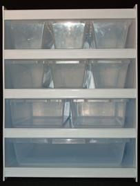 Tri-Bin 4 Shelf