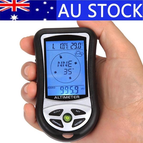 8 In 1 Hand-held Electronic Altimeter Compass Altitude Gauge ...