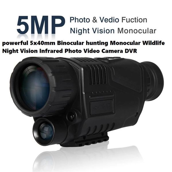 powerful 5x40mm Binocular hunting Monocular Wildlife Night Vision ...