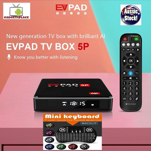 Evpad Australia Evpad 5P Gen 5 Pro EV易播 EVBOX TV Box with AI Voice ...