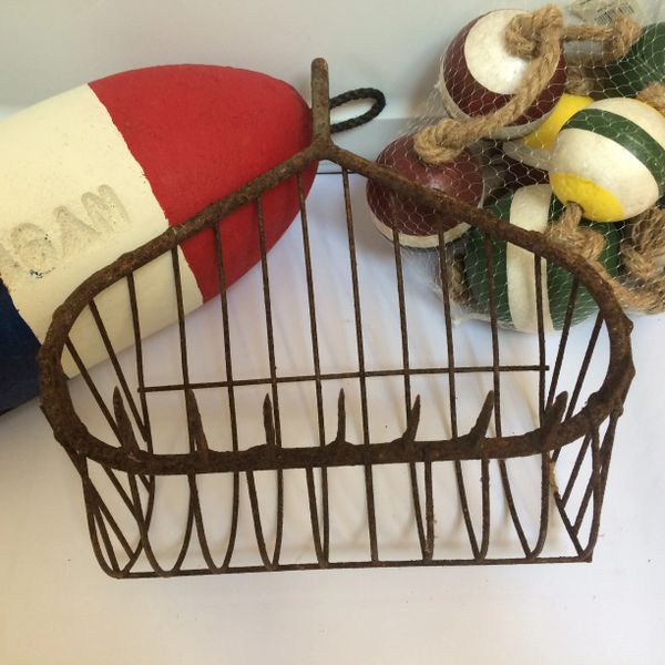 Antique / Vintage Clam / Scallop / Oyster Rake Basket