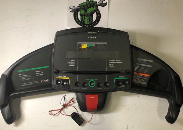 Precor C934 Console # 45869-101 USED | Fitness Equipment Repair Parts