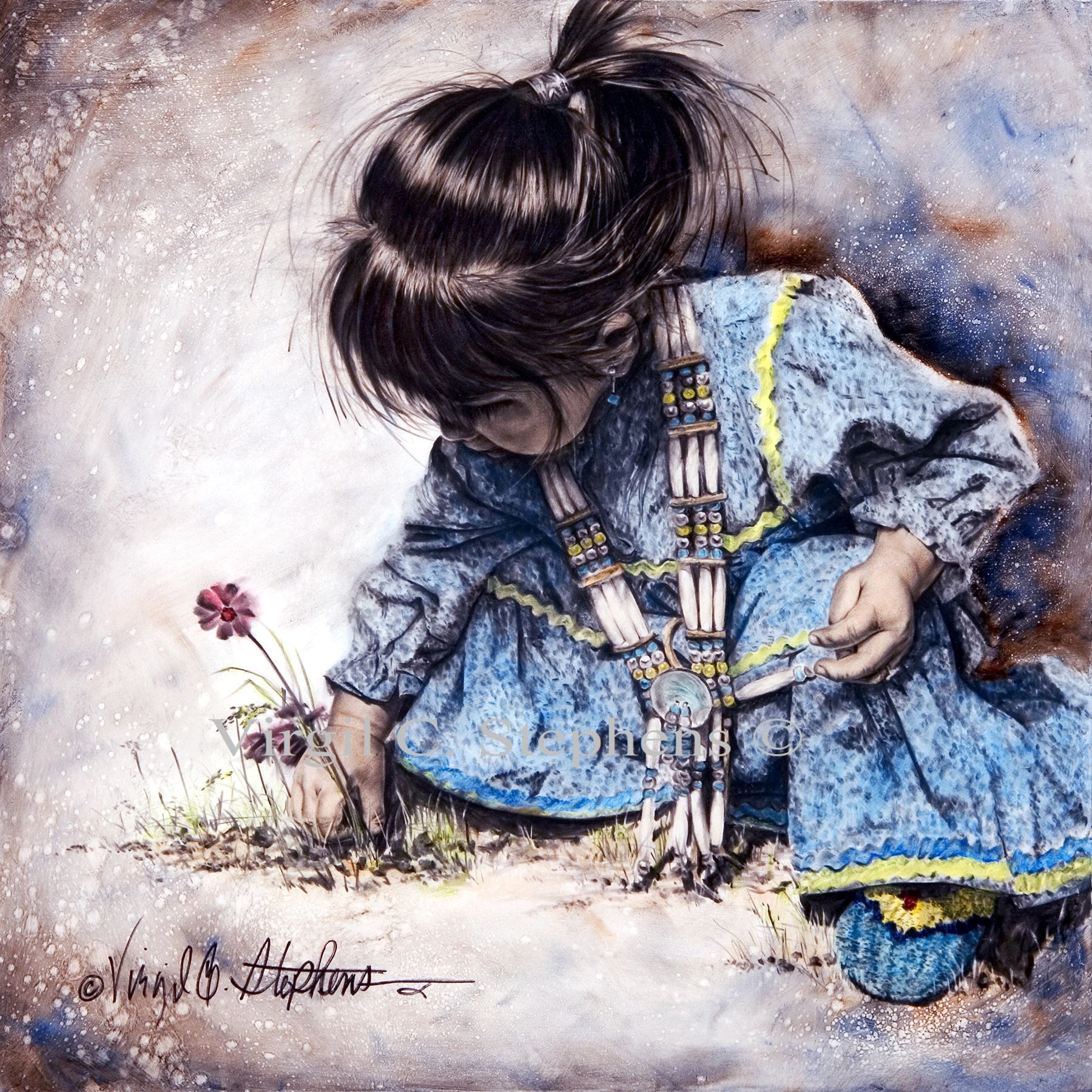 Native Indian Women Paintings