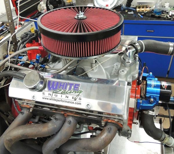 SBC 427 STROKER ENGINE 725 HP AFR 220 CNC HEADS 10.5 COMP RATIO