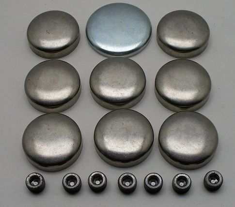 BBC STAINLESS STEEL SS EXPANSION FREEZE PLUG KIT