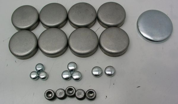 SBC STAINLESS STEEL EXPANSION FREEZE PLUG KIT