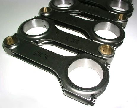 EAGLE BBC 4340 H-BEAM RODS 6.385" LONG, RODS w/ARP BOLTS